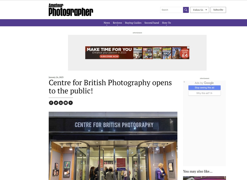 AMATEUR PHOTOGRAPHER | CENTRE FOR BRITISH PHOTOGRAPHY
