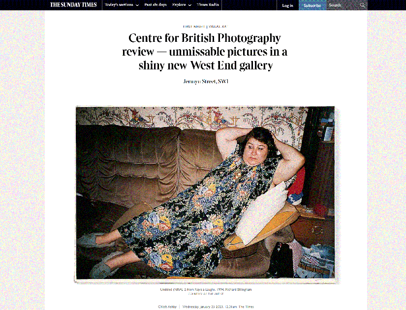 THE SUNDAY TIMES | CENTRE FOR BRITISH PHOTOGRAPHY